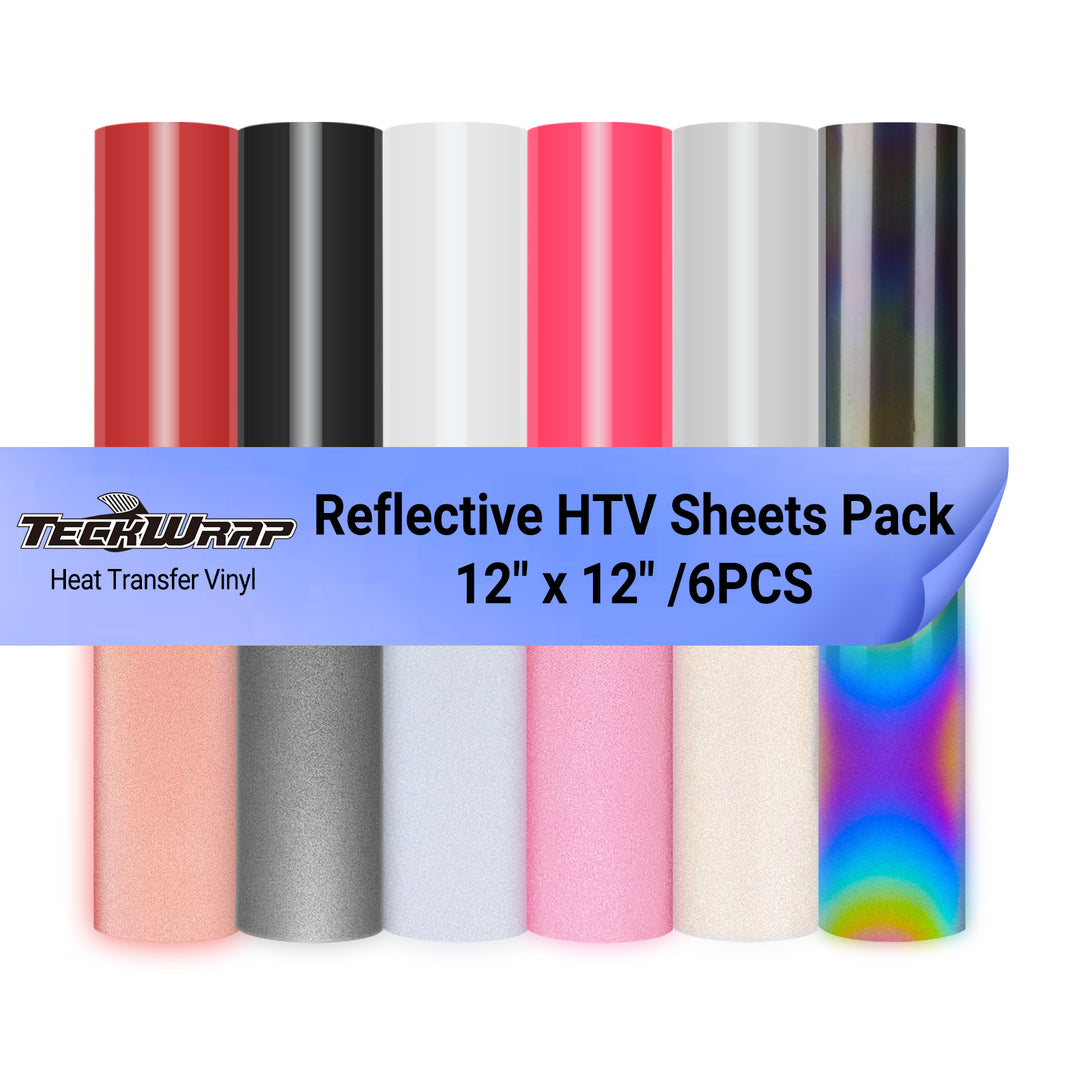 Reflective Heat Transfer Vinyl - For All Crafter – TeckWrapCraft