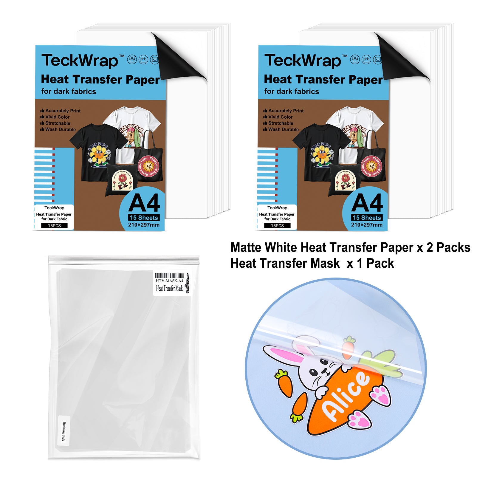 Inkjet Heat Transfer Paper Bundle – TeckwrapCraft