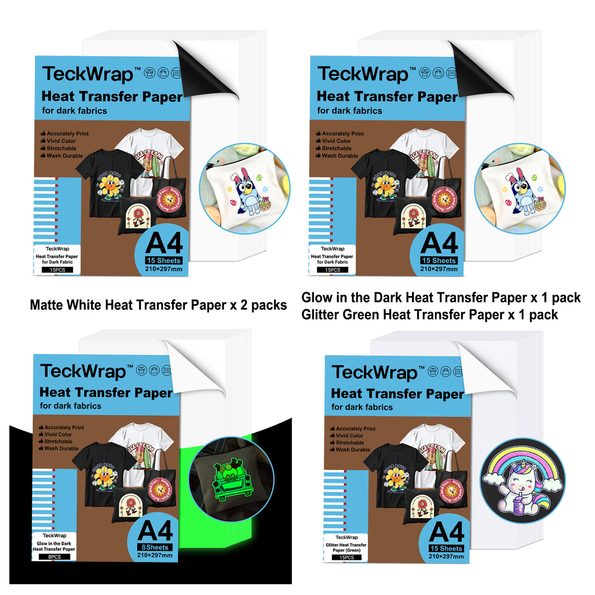 Inkjet Heat Transfer Paper Bundle– TeckwrapCraft
