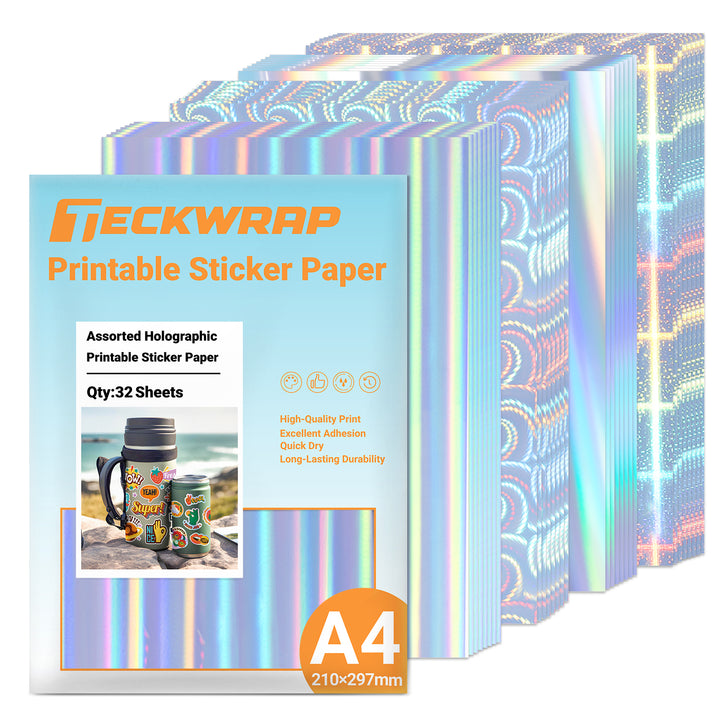 Inkjet Printable Sticker Paper 30 Sheets – TeckWrapCraft