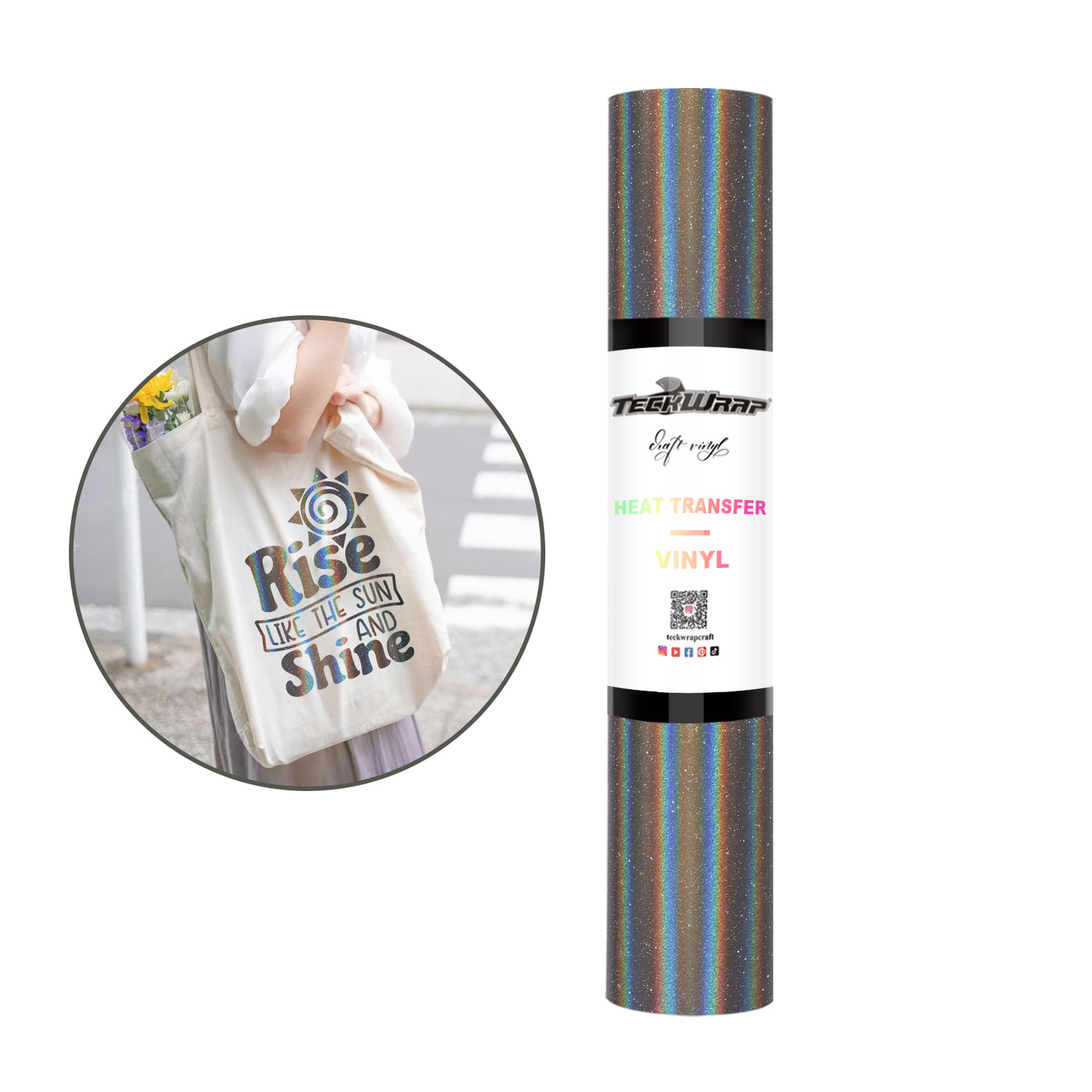 Holographic Heat Transfer Vinyl – TeckwrapCraft