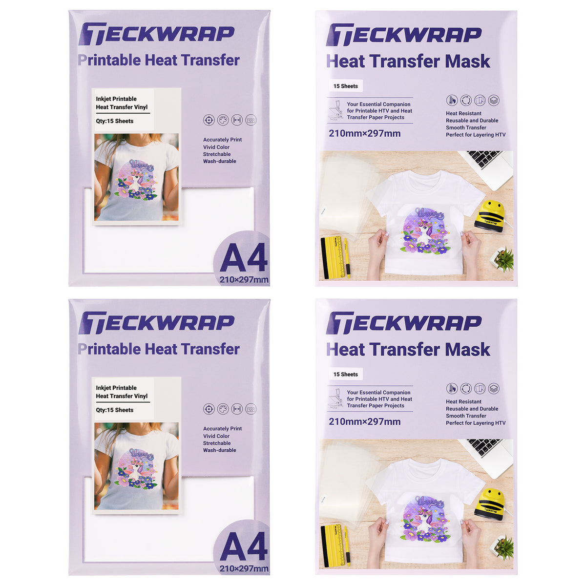 US Free Shipping Printable Heat Transfer Bundle – TeckWrapCraft