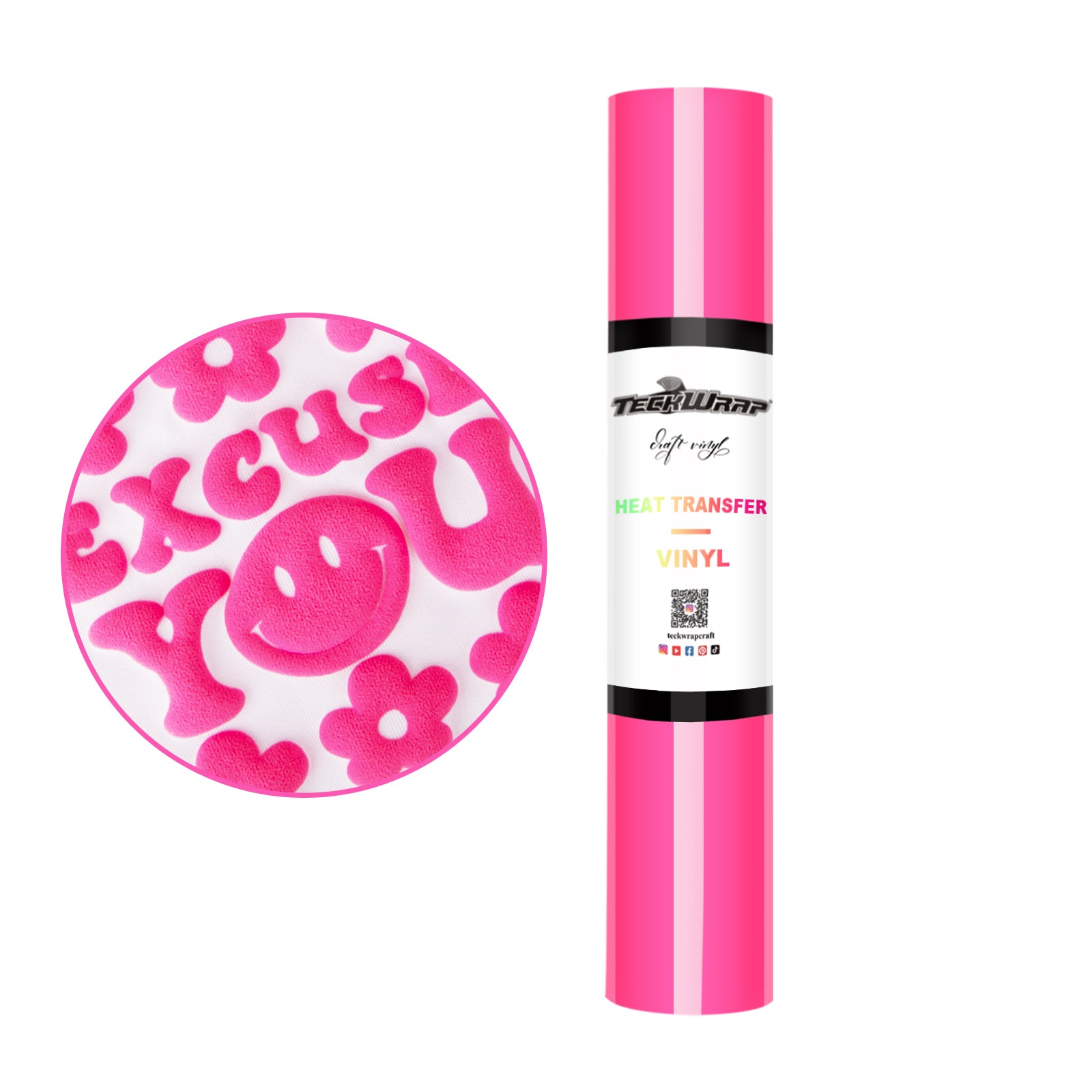 Puff Heat Transfer Vinyl Project Ideas – TeckWrapCraft