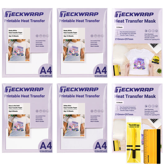 US Free Shipping Printable Heat Transfer Bundle – TeckWrapCraft