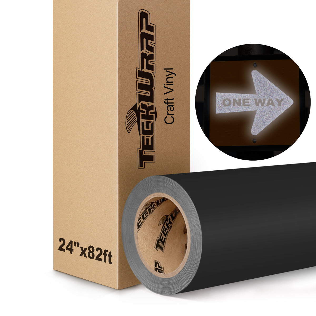 Reflective Sign Vinyl ( 24"x82ft)– TeckwrapCraft